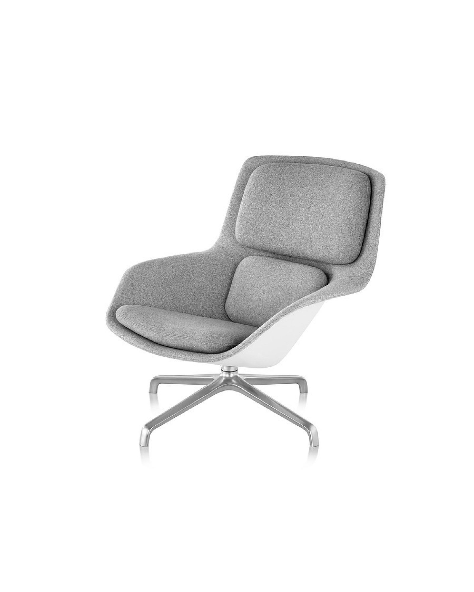 Striad Lounge Chair and Ottoman